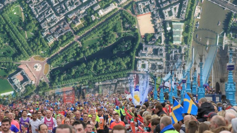 How Green is the London Marathon? Aerial Mapping Company Bluesky ...